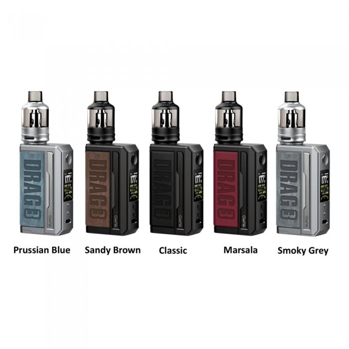 Купить Стартовый набор Voopoo Drag 3 177w 18650 Kit TPP Coil недорого с ...