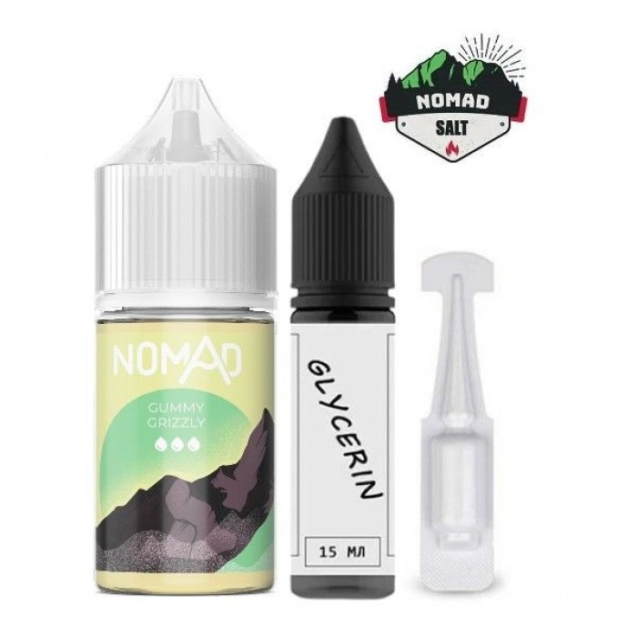 Купити Компоненти Nomad Salt Gummy Grizzly 30ml 50mg недорого з